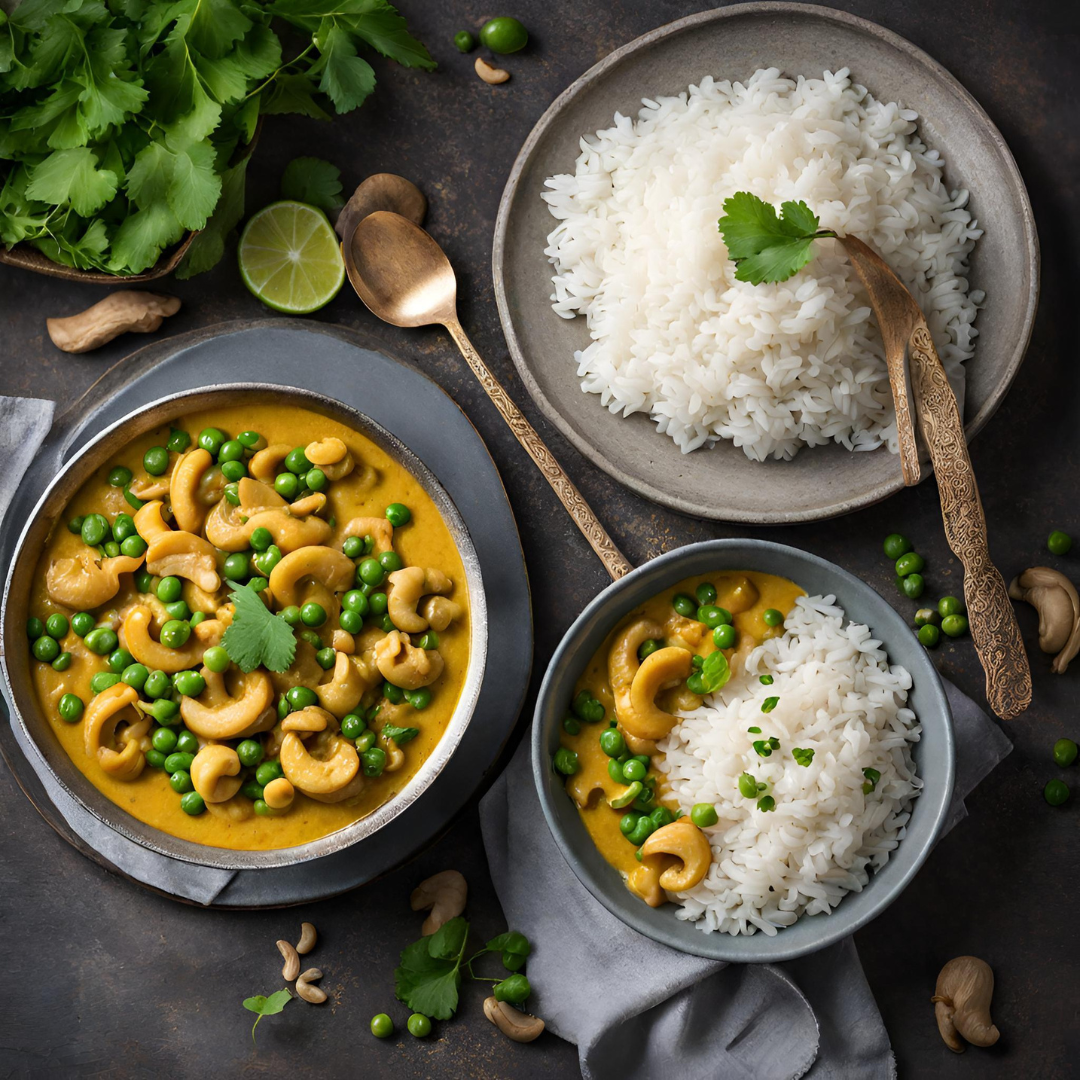 Cashew Nut & Pea Curry Kit – Little Big Flavour Kits